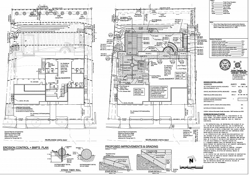 Drawing Samples - Hutter Designs LLC - Landscape Architects San Diego